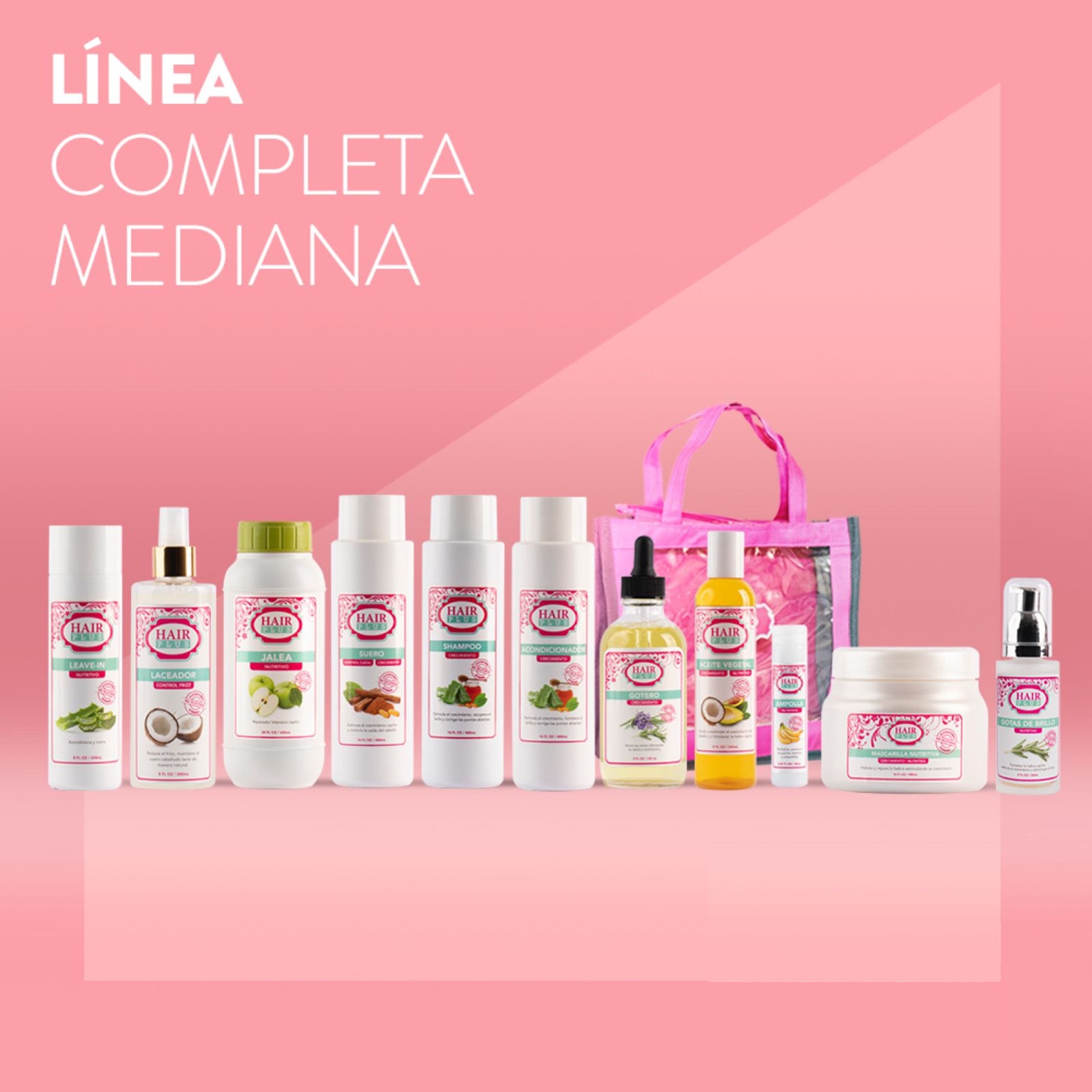 LINEA COMPLETA MEDIANA – Hair Plus Puerto Rico